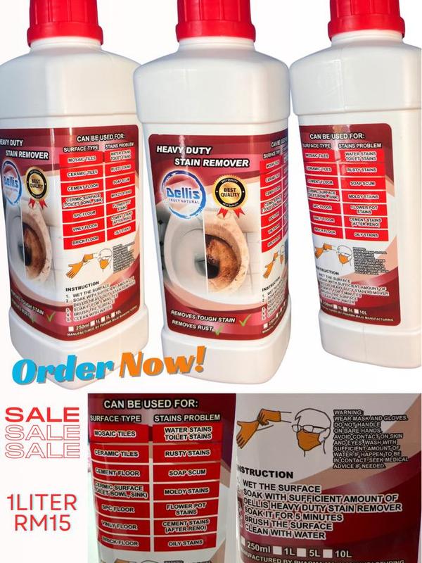 DELLIS HEAVY DUTY STAIN REMOVER REMOVES TOUGH STAINS AND RUST - TikTok ...