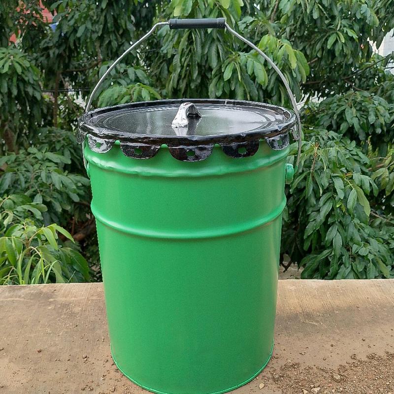 TONG SAMPAH KALENG BESI ORGANIK UKURAN 20L - Shop | Tokopedia