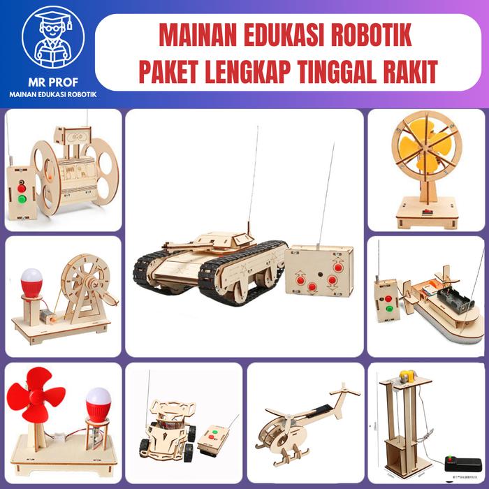 Jual Mainan Edukasi Science Robotik untuk Anak Laki-Laki, Kit Rakitan ...