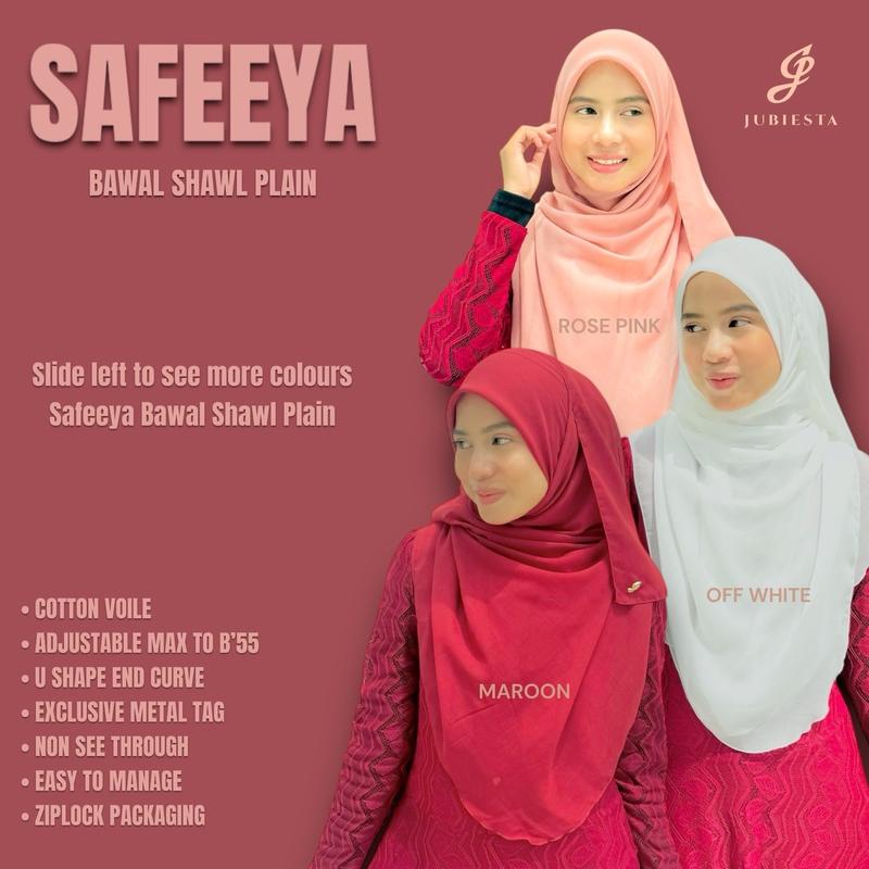 SAFEEYA SQUARE BAWAL SHAWL COTTON U SHAPE BY JUBIESTA - TikTok Shop ...