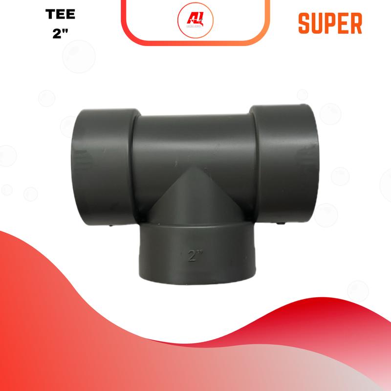 Tee / T / Sambungan 3 Arah Pipa PVC Merk Super Size 2" - Shop | Tokopedia
