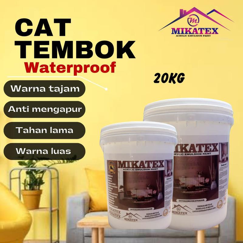 CAT TEMBOK ANTI BOCOR WATERPROOF & WATHERSHIELD 20 KG - Shop | Tokopedia