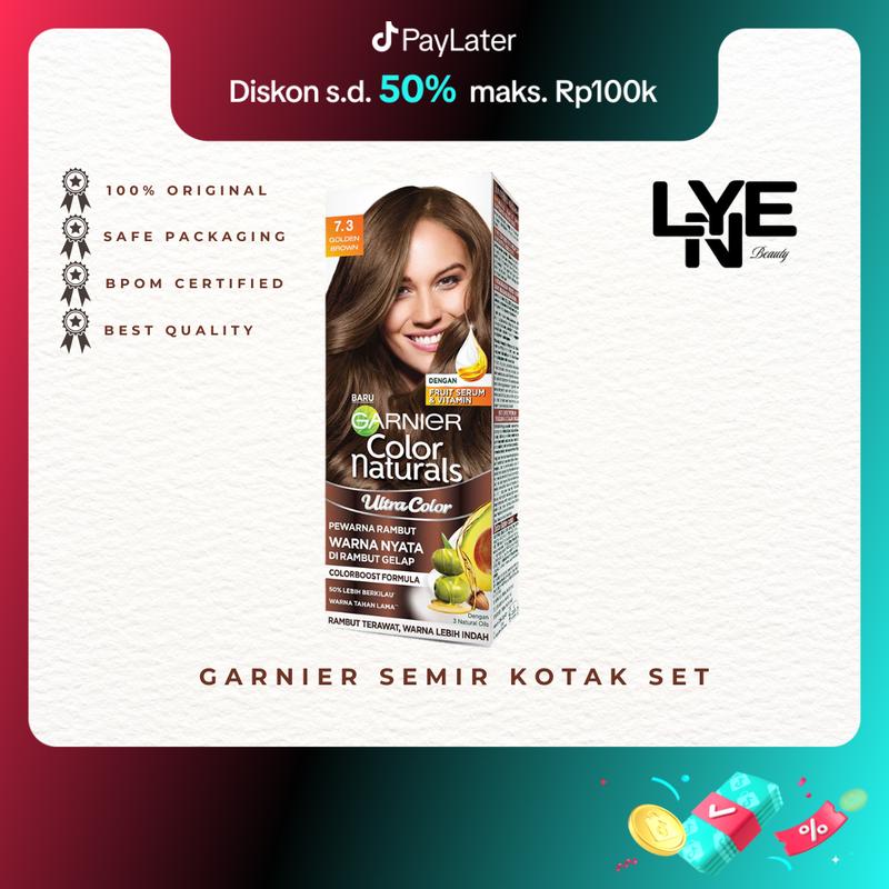 Garnier Semir Kotak Big Kit Black Cat Coklat Merah Red - Shop | Tokopedia