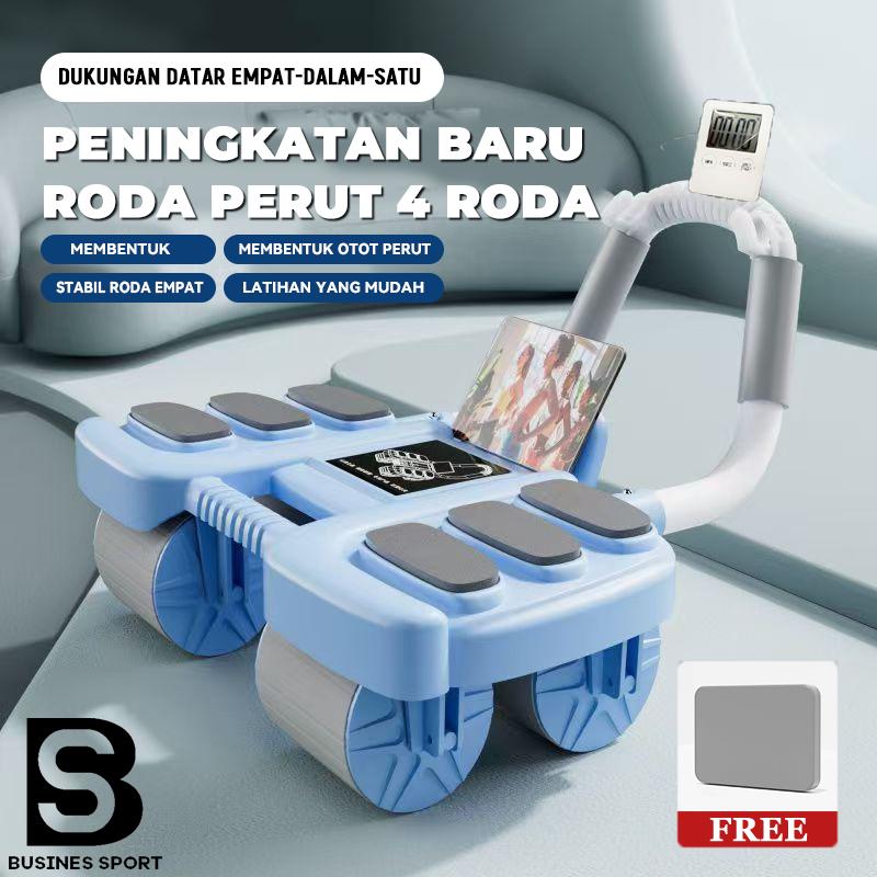 [Upgrade 4 wheels] Fitness Roller Abdominal Multifunctional Fitness ...