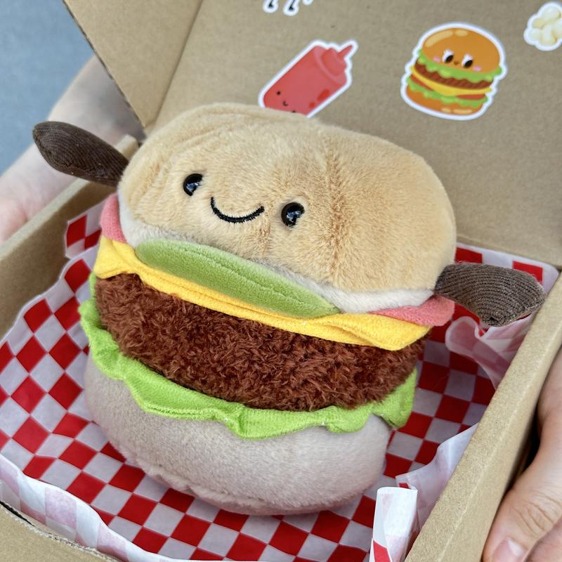 Burger Ready Stock HelloUbi Cute Gift Plush Toy Hadiah Decor - TikTok ...