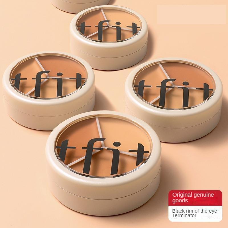 Tfit tricolor concealer liquid foundation concealer face repair ...