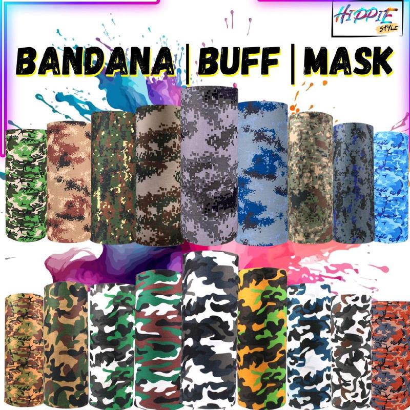 Buff Cameo Sarung Kepala Helmet Sarung Muka Mancing Camouflage - TikTok ...