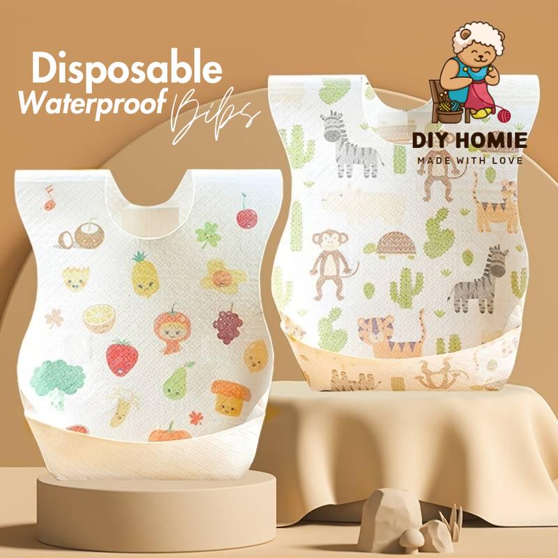 1Pcs Disposable Waterproof Baby Bibs Independent Packaging Children ...