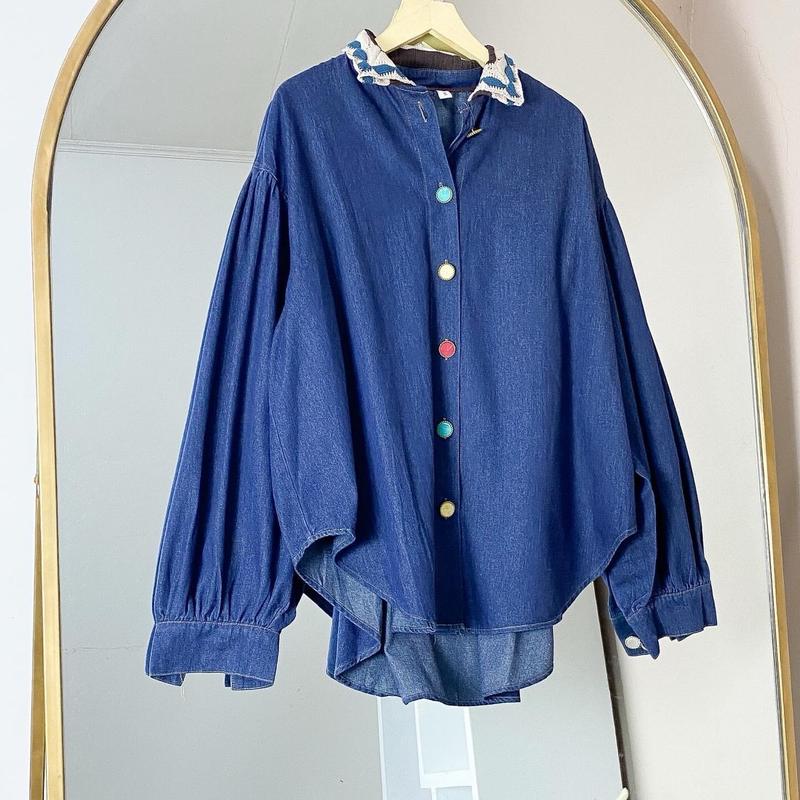 Nolabelll - Vishop blouse jeans - Shop | Tokopedia