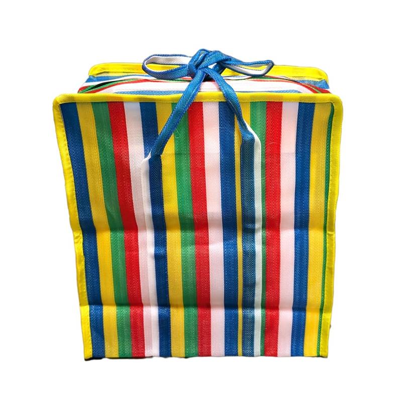 Happy Plastic - NYLON Sako Bag with Zipper Stripes Color - Affordable ...
