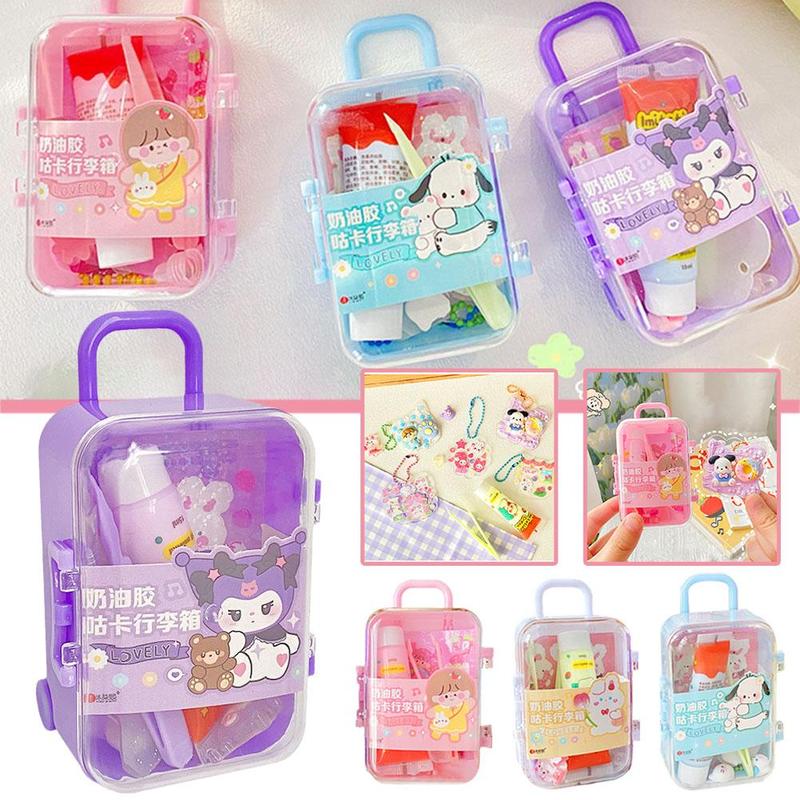 Goo Card Set Cream Glue Cartoon Patch Cute Girl Toys For Children ...