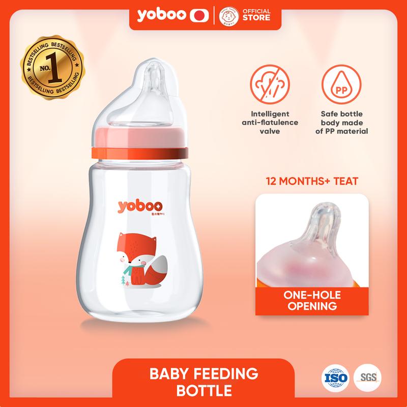Yoboo Baby Feeding Bottle 240ml | High Quality PP - TikTok Shop Philippines