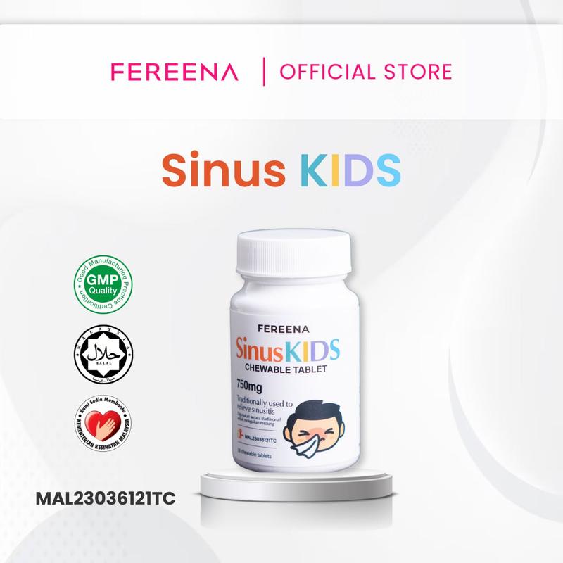 Fereena Sinus Kids - Bahan Semulajadi untuk Resdung Kanak-Kanak ...