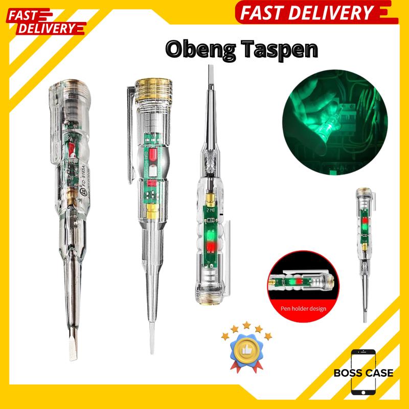 Obeng Tespen MInus Dengan Lampu Alat Test LIstrik WIth Dual Led - Shop ...