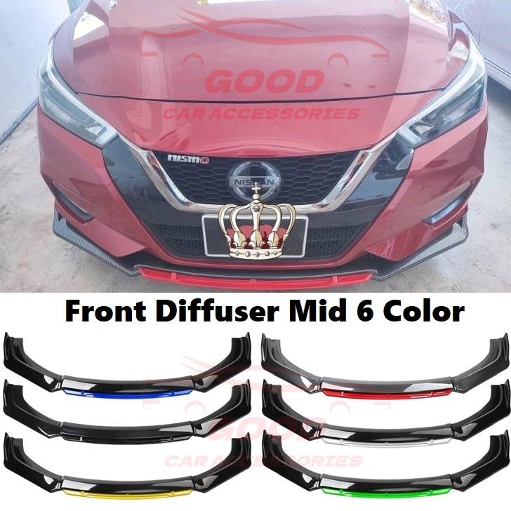 New Car Universal Front Bumper Diffuser Lip Wrap Angle Splitters ...