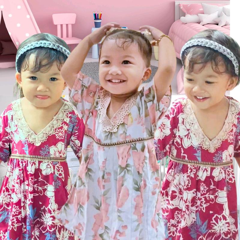 Safiyya Dress Arabian Baby Girls / kain cotton rayon sejuk - TikTok ...