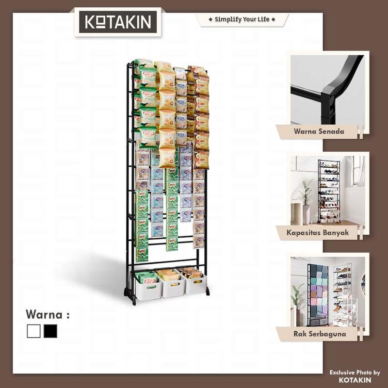Rak Chiki Jualan Display Toko Jajan Susun Multi Layer Kokoh Tempat ...