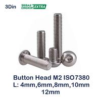 Jual Baut L Button M2 Stainless Steel ISO7380 Button Head Screw Hex ...