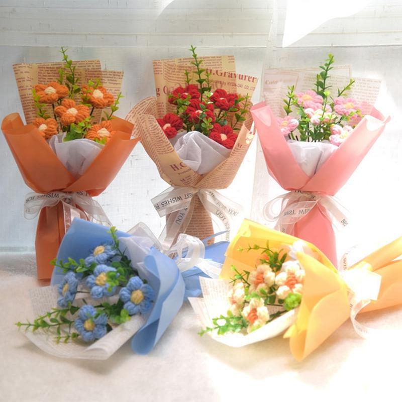 Sejambak Bunga Mengait, Reka Bentuk Kreatif, Bunga Puff Comel, - TikTok ...