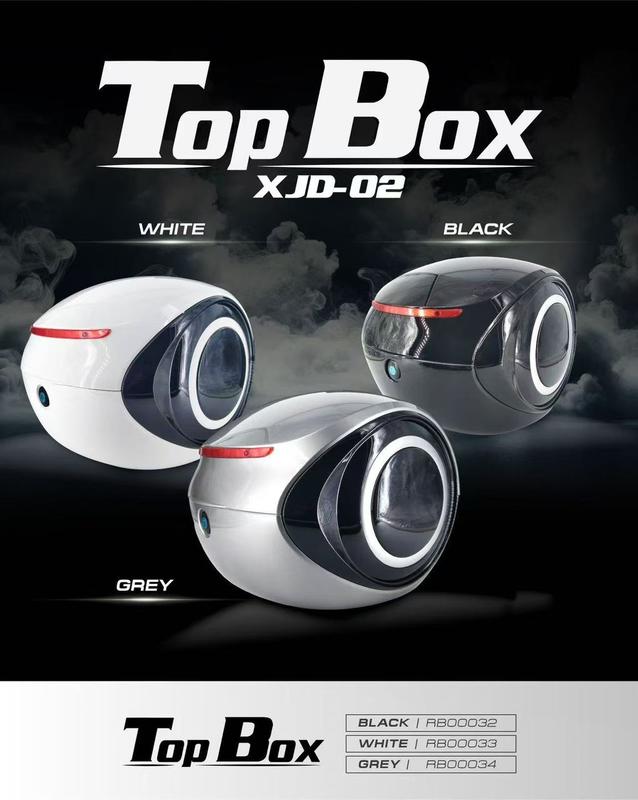Box Motor Alien 35L Alien Box Motorcycle ABS Top Box Double-Layer ...