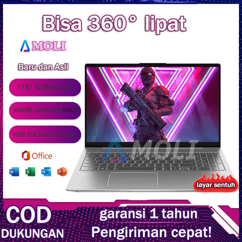 AMOLI「2024 New」Laptop touchscreen flip 360 ° derajat 11,6" inci - Shop ...