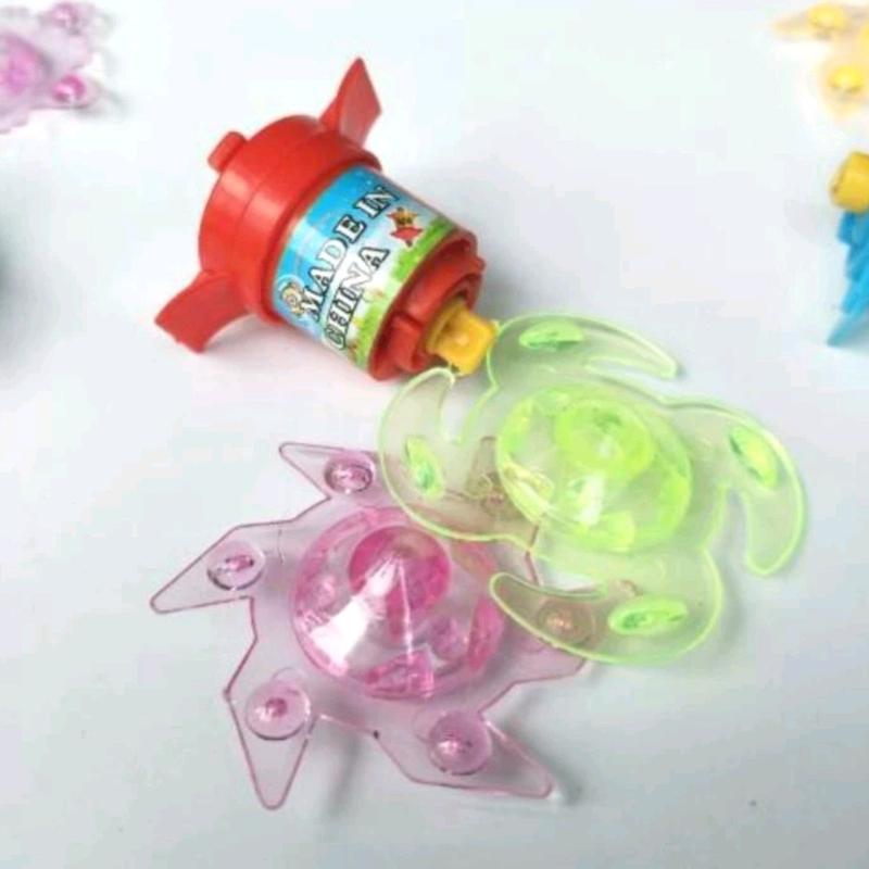 Paket 5pcs Gasing Pencet Ufo Mini Mainan Gangsing Anak - Shop | Tokopedia