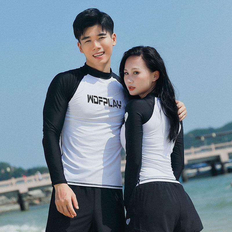 WDFPLAY diving suit men's surfing suit quick drying protective - TikTok ...