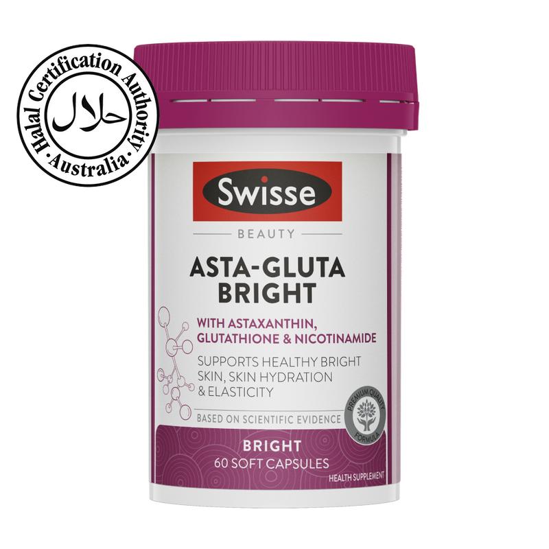 Swisse Beauty Asta-Gluta Bright 60 Caps - TikTok Shop Singapore