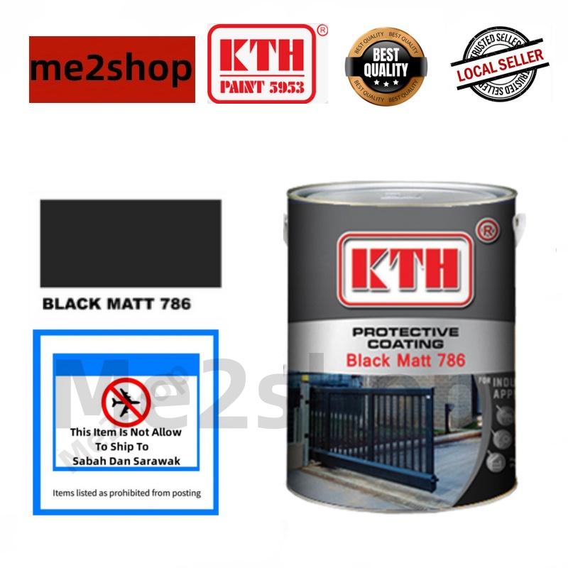 1LT KTH 786# BLACK MATT FOR METAL / PROTECTIVE COATING INDUSTRIAL ...