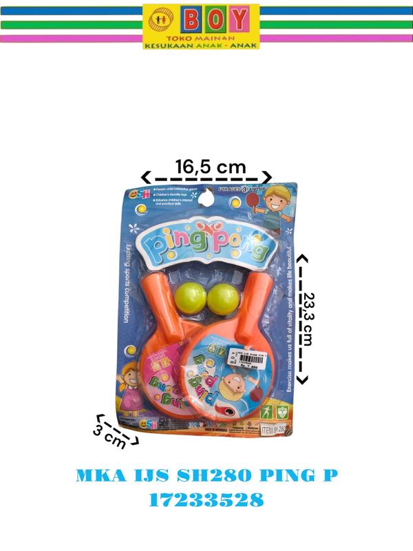 TokoBoyMainan MKA IJS SH280 PING PONG - Shop | Tokopedia