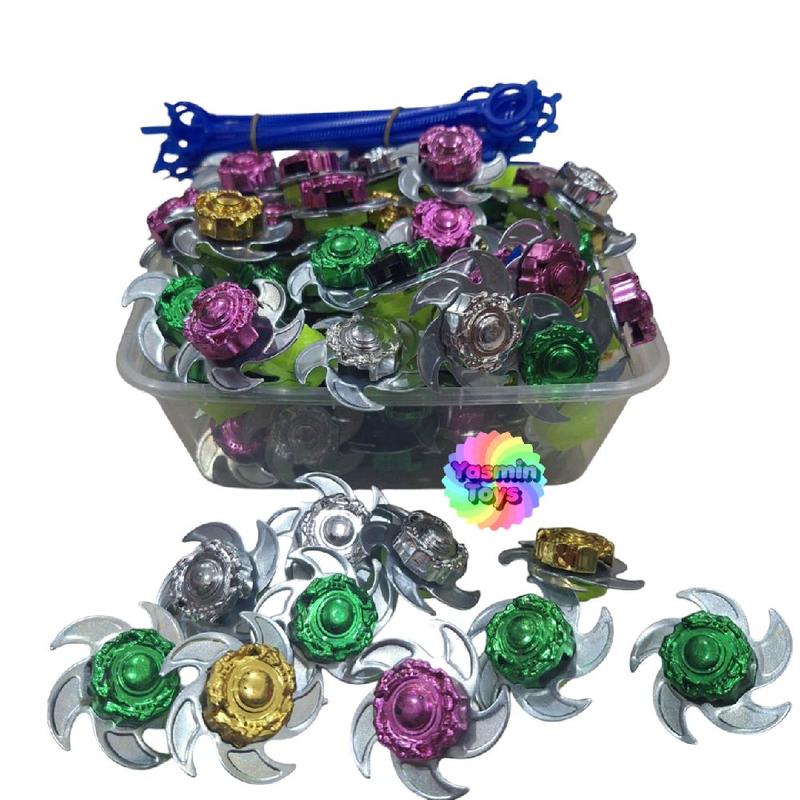 40pcs Mainan gangsing mini bahan besi free box - Shop | Tokopedia