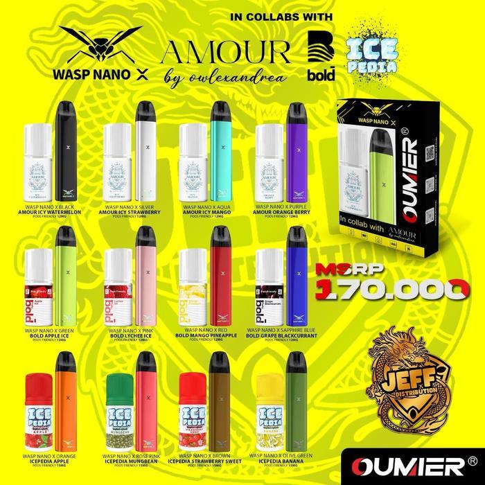 Jual Wasp Nano X Bundling Pod Kit + Liquid Pods Friendly 30mL Authentic ...