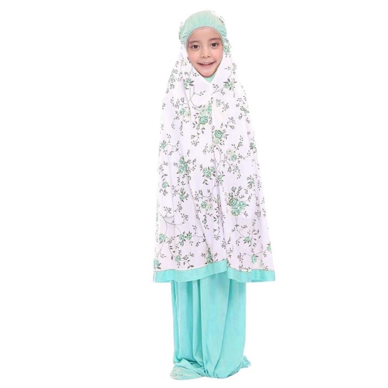 Telekung Bunga priterd Zora Rose vietnam viscous Size M (6&12) - TikTok ...