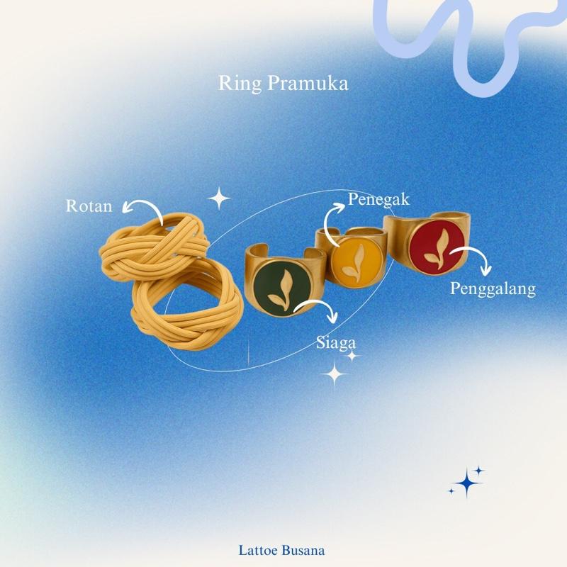 Ring atau Kacu Hasduk Pramuka Siaga, Penggalang, Penegak, Pembina ...