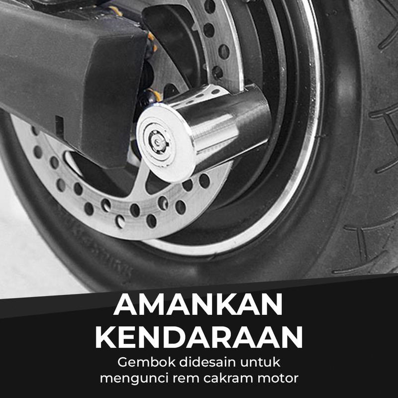 Gembok Motor Cakram Disc Brake Lock Zinc Alloy – Anti Maling, Kokoh ...