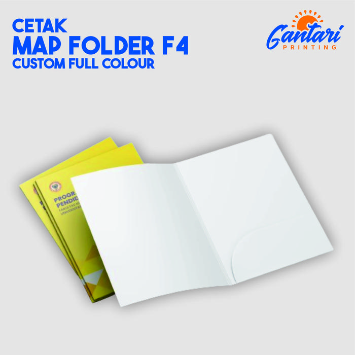 Jual Cetak Map Folder Folio F4 A4 Custom,Map Sekolah Map Kantor,Map ...