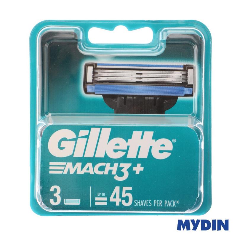 Gillete Mach 3+ Blades Catridge Refill (3's) - TikTok Shop Malaysia