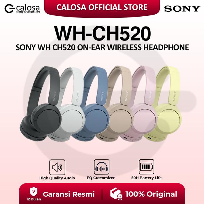 Promo Headset SONY WH-CH520 On-Ear Wireless Bluetooth ORI dengan ...