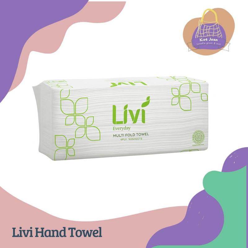 Tisu Tissue Livi Everyday Multifold Towel Isi 150 Sheets / 1 - Shop ...