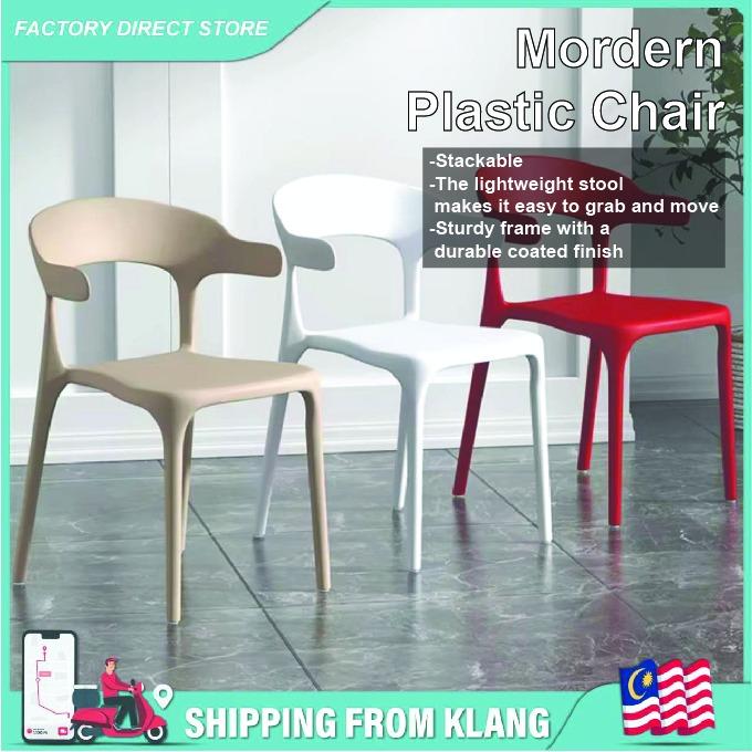 FDS Mordern Plastic Chair Kerusi Makan Pemasangan Percuma Dining ...
