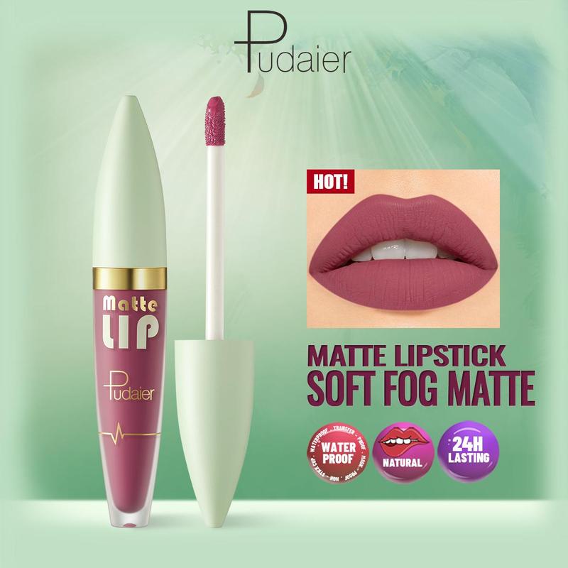 Pudaier Matte liquid lipstick, waterproof and non-sticky, long-lasting ...