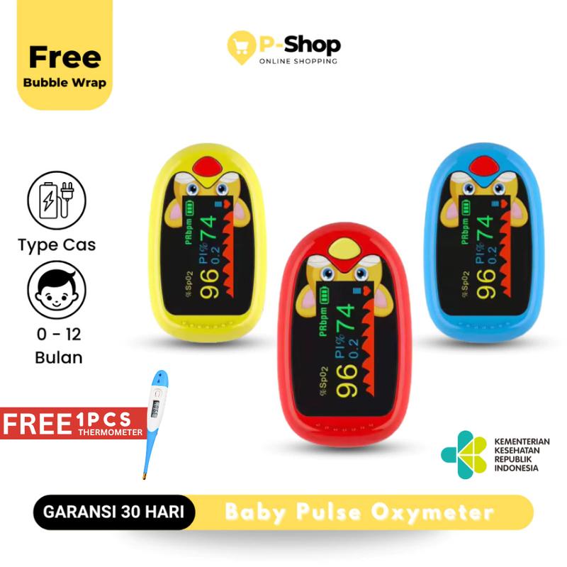 Oximeter Anak Dan Bayi Saturasi Oksigen Fingertip Pulse Baby Oximeter ...