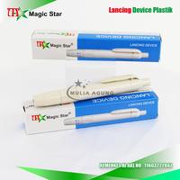 Promo PAKET Pena Bekam Lancing Device Plastik MS + Jarum Bekam Blood ...