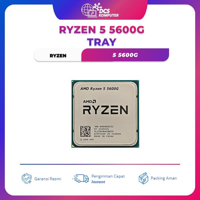 Jual Processor AMD Ryzen 5 5600G Tray Socket AM4 - Produk Bergaransi ...
