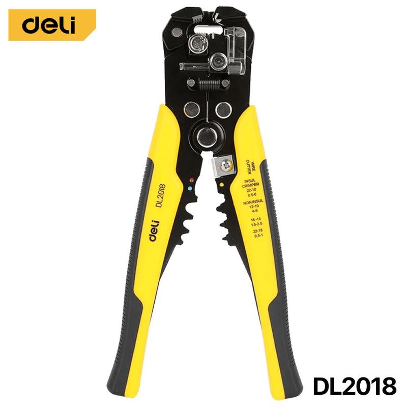 DELI DL2018 205mm Wire Stripper Cutter Plier Playar Pemotong Kerat ...