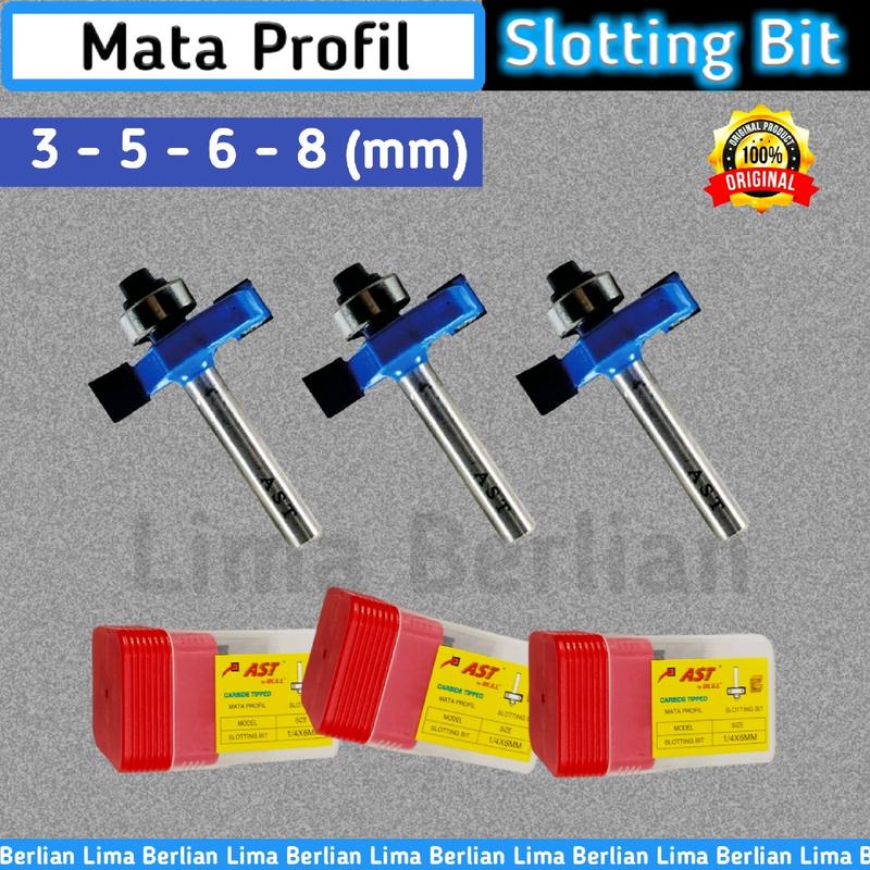 Mata Profil Kayu Slotting Bit Router Ast Bull Pisau Trimmer - Shop ...