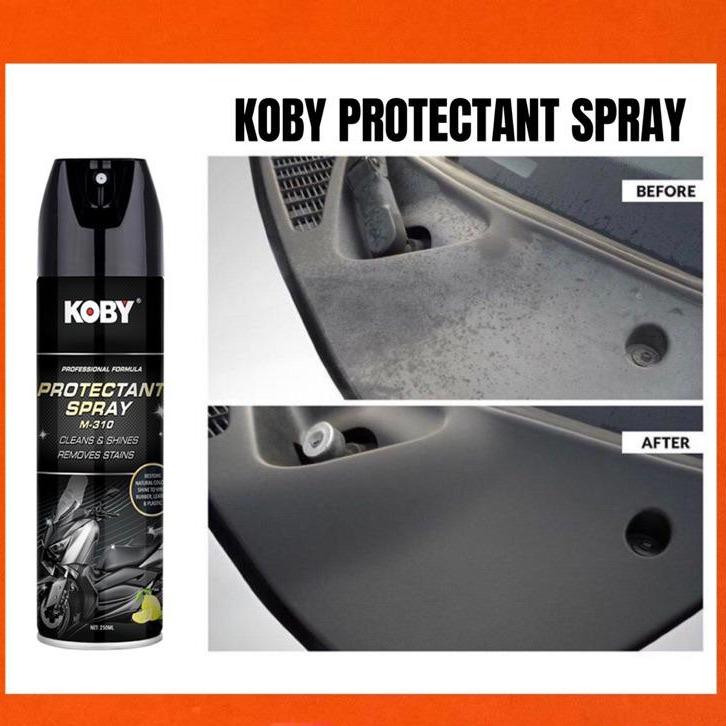 KOBY PROTECTANT SPRAY For Matte & Gloss Surface LEMON 250ml (NO ...