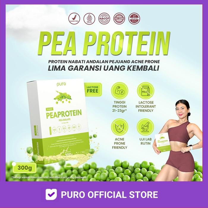 Promo PURO VEGA-PRO Vegan Pea Protein Isolate vegapro 300gr - Chocolate ...