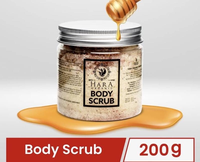 HARA ORGANIC BODY SCRUB 200G FOR BODY - TikTok Shop Malaysia