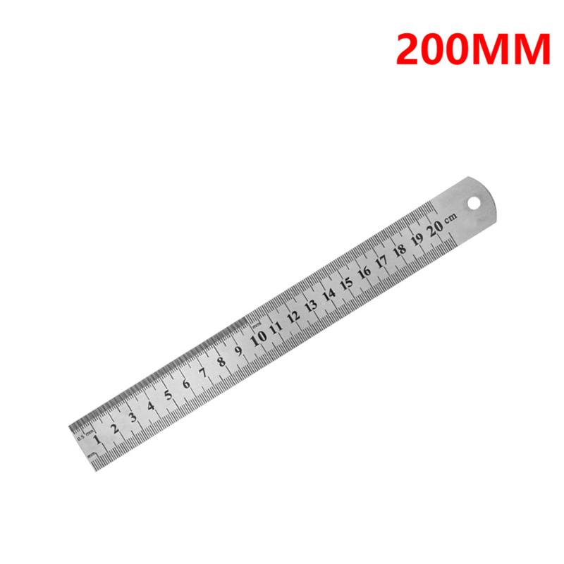 Stainless Steel Straight Ruler Metric Rule Precision Measuring - TikTok ...